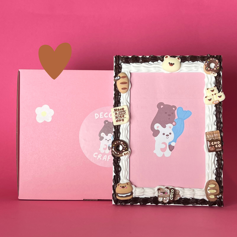 Brown Bear Picture Frame – Decoden Crafts